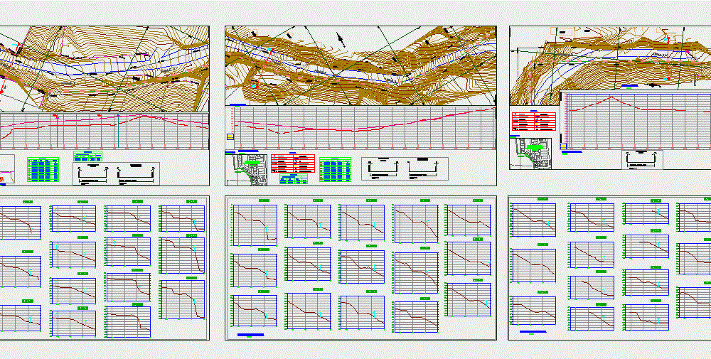 Topography Rural Village Center DWG Plan for AutoCAD • Designs CAD