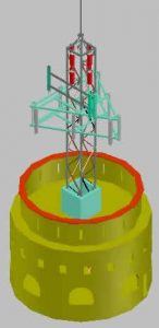 Tower Of Telecomunications 3D DWG Model for AutoCAD • Designs CAD