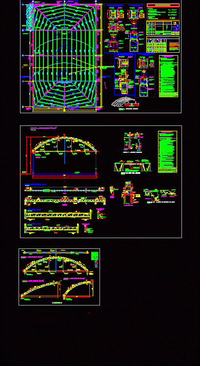 Type Metal Arc Coverage DWG Section for AutoCAD • Designs CAD