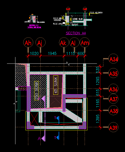 Typical Nib Detail DWG Detail for AutoCAD • Designs CAD