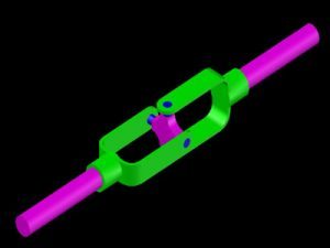Universal Joint 3D DWG Model for AutoCAD • Designs CAD