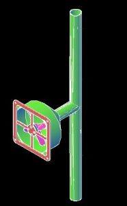 Ventilation Fan DWG Block for AutoCAD • Designs CAD