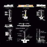 External Closed With Sandwich Panels DWG Section for AutoCAD • DesignsCAD