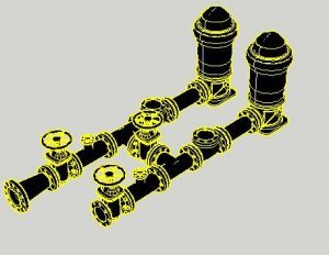 Vertical Pumps DWG Block for AutoCAD | DesignsCAD