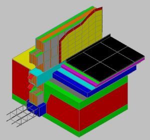 Wall 3D DWG Detail for AutoCAD • Designs CAD
