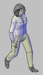 Woman 3D DWG Model for AutoCAD • Designs CAD