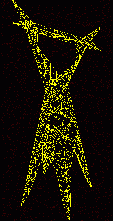 400 Kv Transmission Tower 3D DWG Plan for AutoCAD • Designs CAD