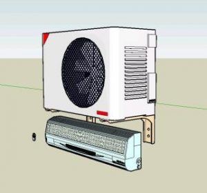 Air Conditionner 3D SKP Model for SketchUp • Designs CAD
