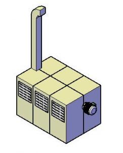 Air Extractor Unit 3D DWG Model for AutoCAD • Designs CAD