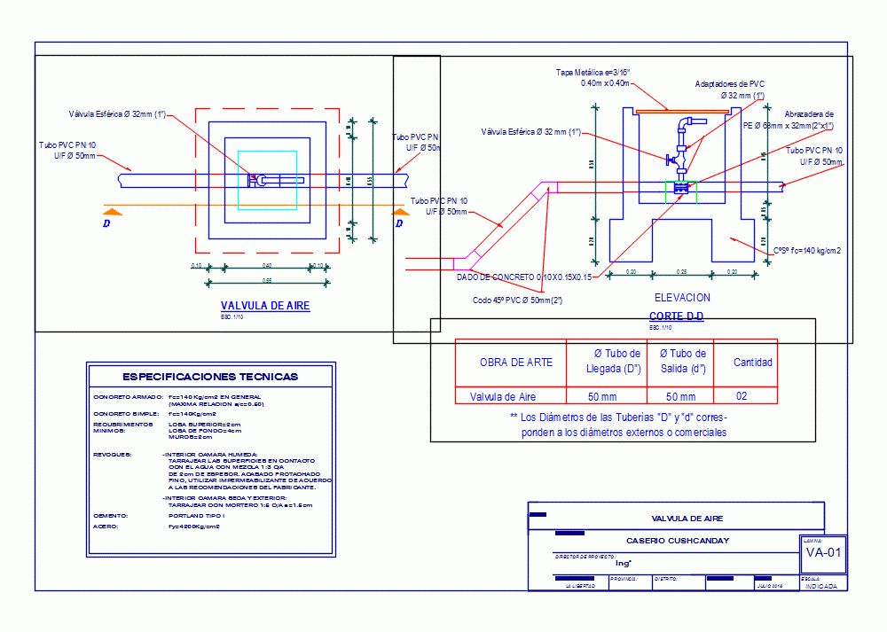 Air Valve For Water Network DWG Plan for AutoCAD • Designs CAD