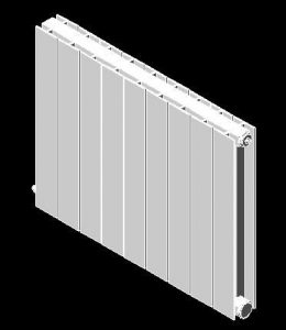 Aluminiun Radiator 3D DWG Model for AutoCAD • Designs CAD