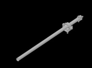 Antenna Strut With Mounting Hardware DWG Block for AutoCAD • Designs CAD