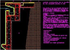 Border Of Swimming Pool DWG Detail for AutoCAD • Designs CAD