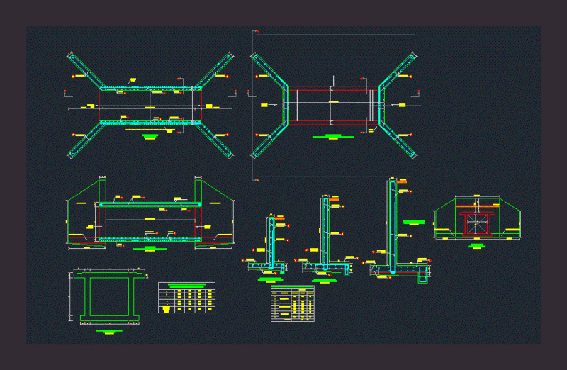 Reinforced Concrete Box Culvert Detail DWG Section for AutoCAD ...