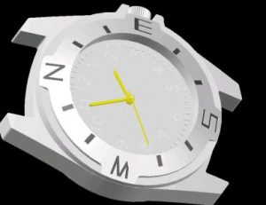 Clock 3D DWG Model for AutoCAD • Designs CAD