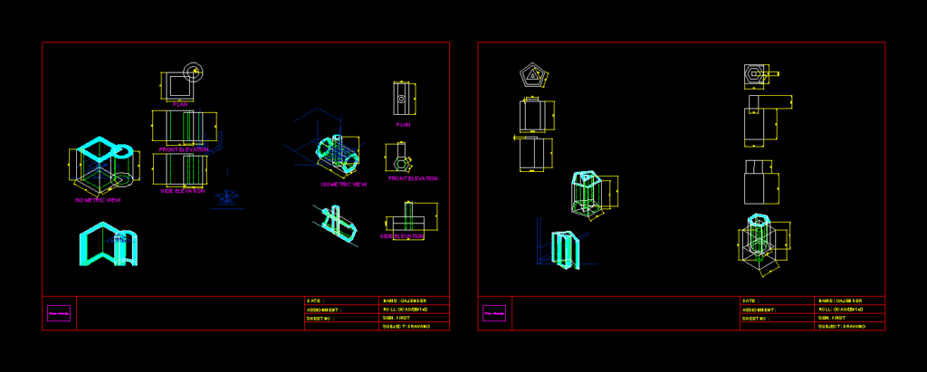 Composition Design DWG Block for AutoCAD | Designs CAD
