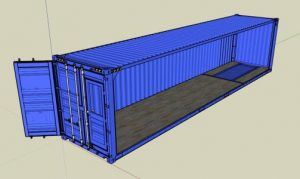 Container Detailed 3D SKP Detail for SketchUp • Designs CAD
