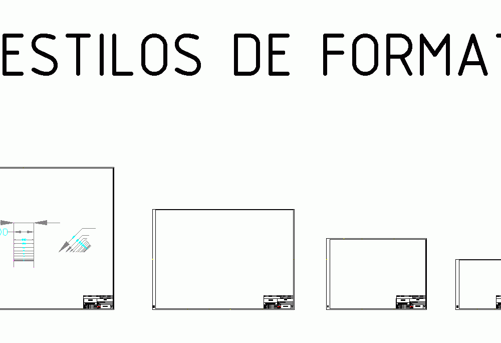 Coordinate Styles And Formats DWG Block for AutoCAD • Designs CAD
