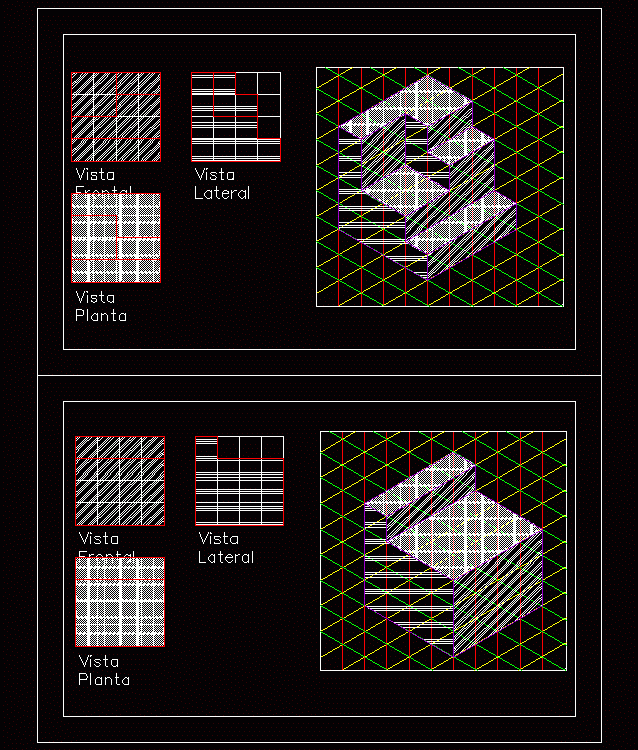 Descriptive Geometry 4 DWG Block for AutoCAD • DesignsCAD