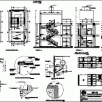 Stairs Detail--Risers And Handrails DWG Section for AutoCAD • DesignsCAD