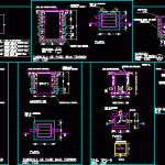 Metered Hydrant Standpipe Installation DWG Section for AutoCAD • DesignsCAD