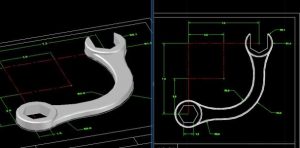 Dual Key 3D DWG Model for AutoCAD • Designs CAD
