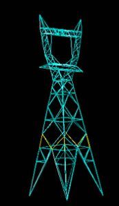 Electric Tower 3D DWG Model for AutoCAD • Designs CAD