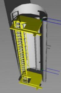 Emergency Stairs 3D DWG Model for AutoCAD • Designs CAD
