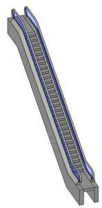 Escalator 3D DWG Model for AutoCAD • Designs CAD