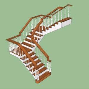 Escalera 3D SKP Model for SketchUp • Designs CAD