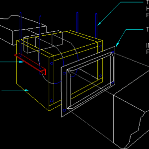 Exhaust Fan--Inline DWG Block for AutoCAD | Designs CAD
