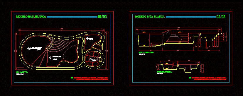 Fiberglass Pool - Play Drawing 2D DWG Block for AutoCAD • Designs CAD