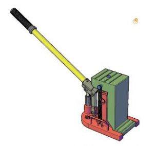 Hydraulic Jack 3D DWG Model for AutoCAD • Designs CAD