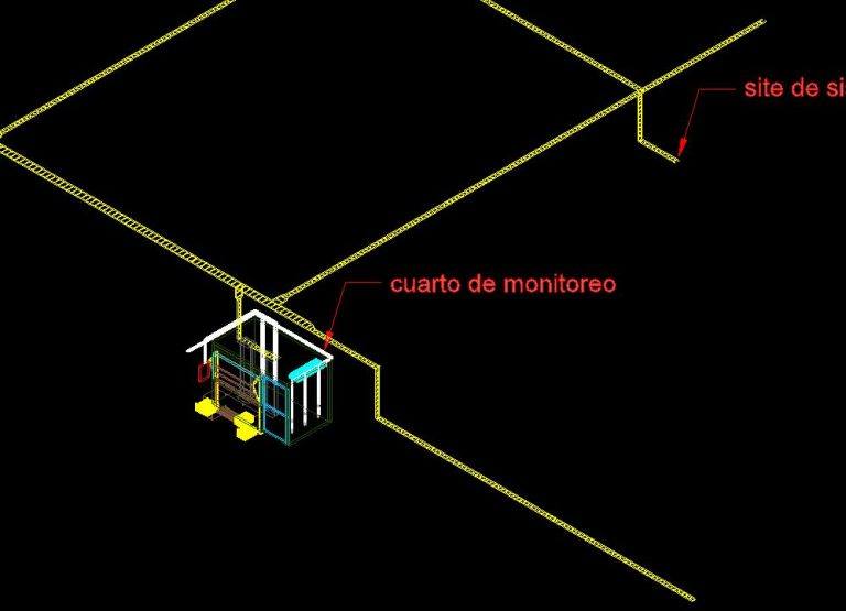 Isometric Tray And Control Room DWG Block for AutoCAD • Designs CAD