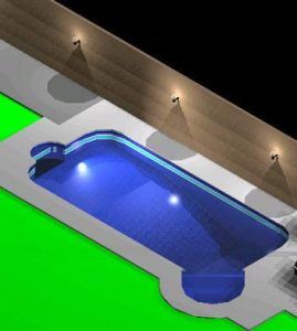 Jacuzzi -Swimming Pool 3D DWG Model for AutoCAD • Designs CAD