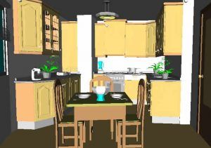 Kitchen 3D DWG Model for AutoCAD • Designs CAD