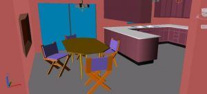 Kitchen Scene 3D DWG Plan for AutoCAD • Designs CAD