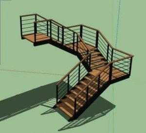 Ladder 3D SKP Model for SketchUp • Designs CAD