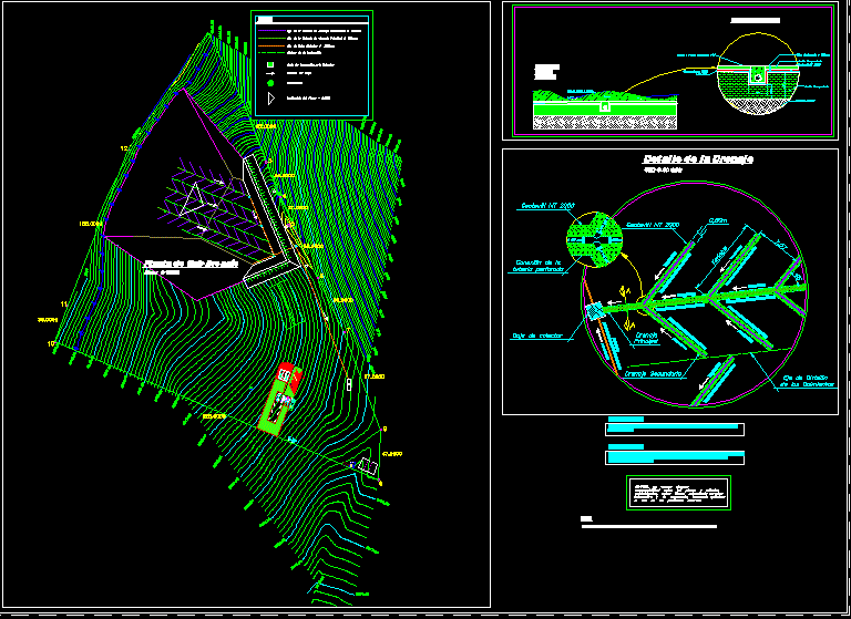 Landfill, Use Of Geotextile And Geomembrane DWG Block for AutoCAD ...
