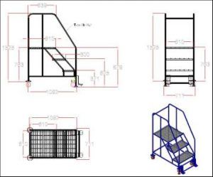 Moveable - Platform 3D DWG Model for AutoCAD • Designs CAD