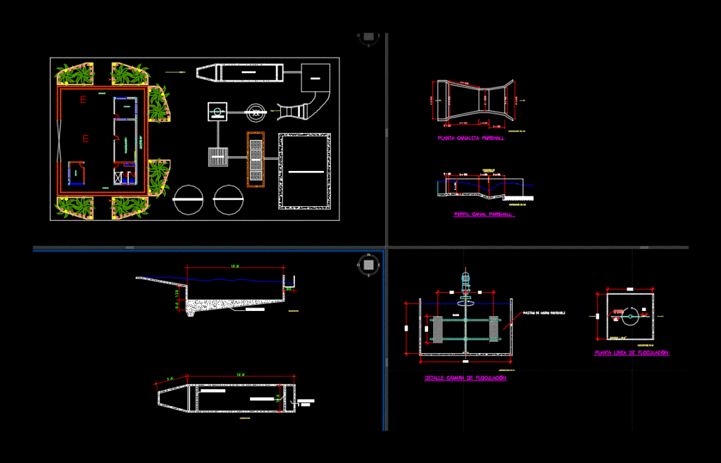 Plant Water Treatment DWG Plan for AutoCAD | Designs CAD