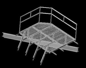 Platform Frame 3D DWG Model for AutoCAD • Designs CAD