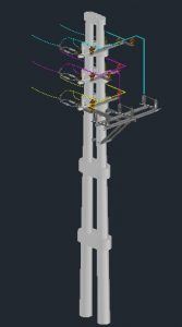 Pole-Pole Disconnect Terminal With Parallel DWG Block for AutoCAD ...