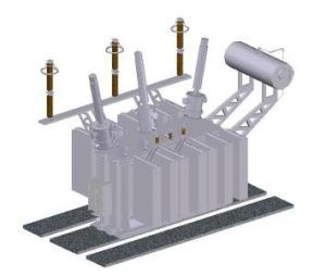 Power Transformer 220-23 Kv 25 Mva DWG Block for AutoCAD • Designs CAD