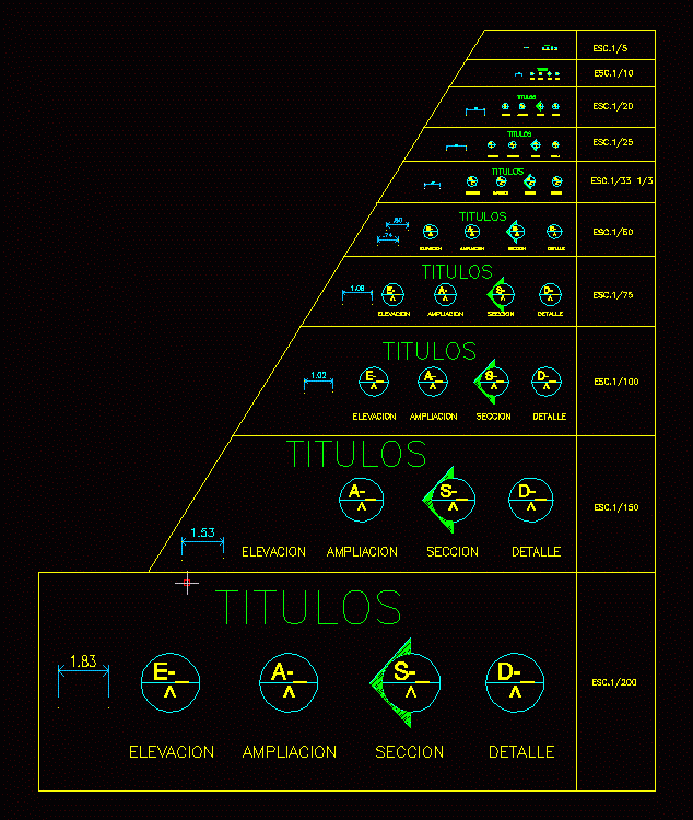 Scale Text DWG Block For AutoCAD Designs CAD