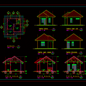 Security Guard House DWG Block for AutoCAD | Designs CAD