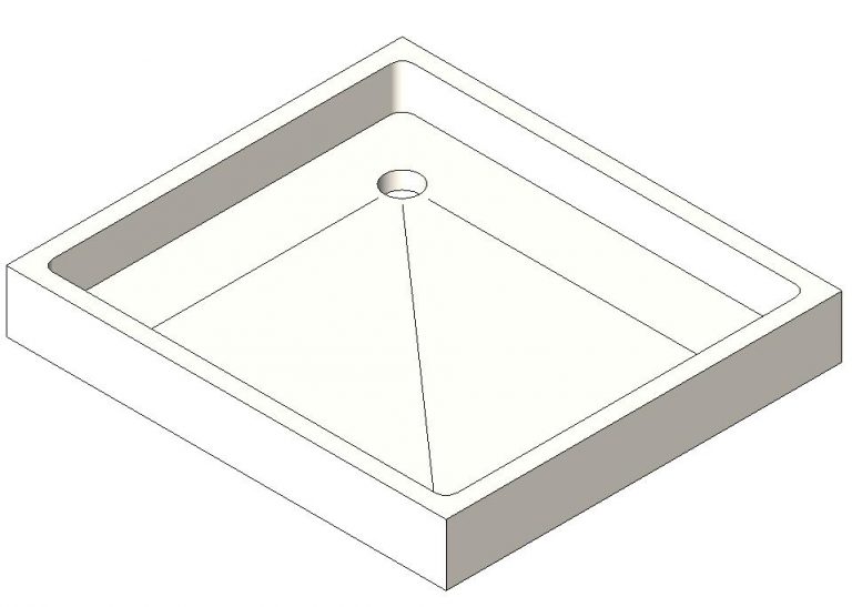 Shower 3D DWG Model for AutoCAD • Designs CAD