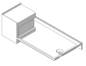 Shower 3D DWG Model for AutoCAD • Designs CAD