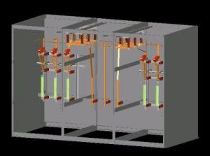 Substation Derived 3D DWG Model for AutoCAD • Designs CAD