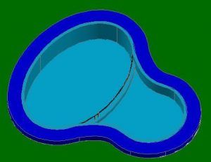 Swimming Pol 3D DWG Model for AutoCAD • Designs CAD